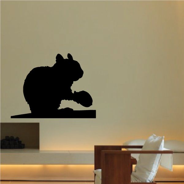 Chipmunk and Nut Decal – Vinyl Disorder