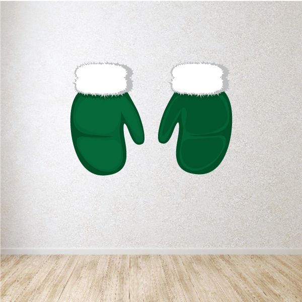 Christmas Forest Mittens Sticker – Vinyl Disorder