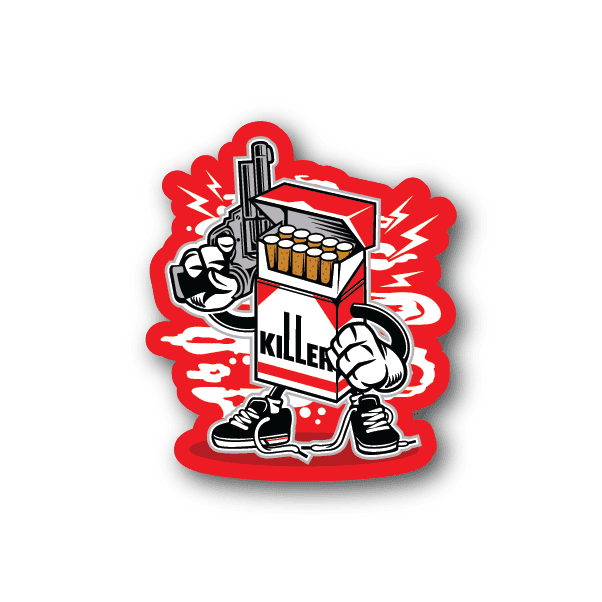 Cigarette Killer Sticker – Vinyl Disorder