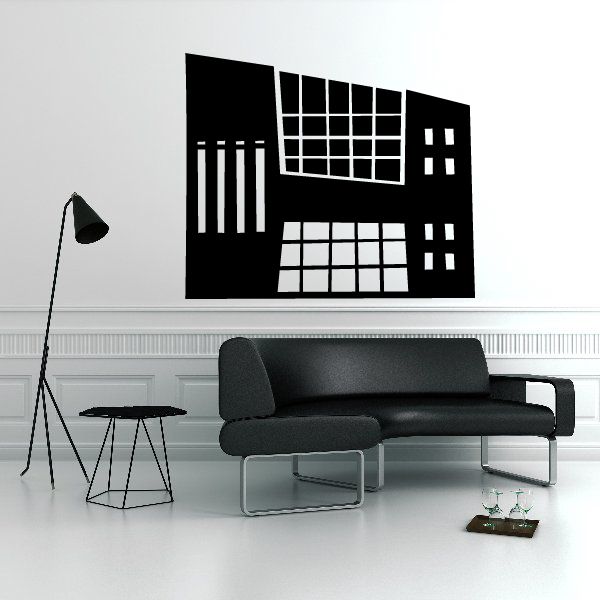 City Building Wall Decal - Vinyl Decal - Car Decal - BA015 – Vinyl Disorder