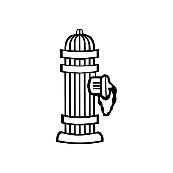Closed Fire Hydrant Decal – Vinyl Disorder