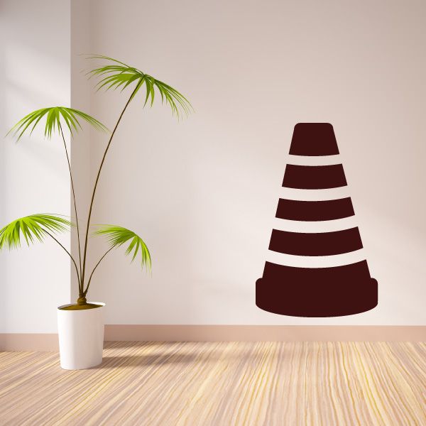 Construction Cone Decal – Vinyl Disorder