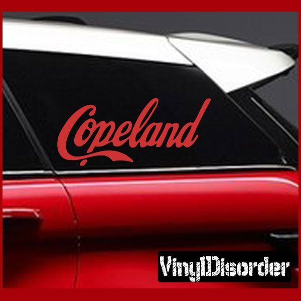 Copeland Text Decal – Vinyl Disorder