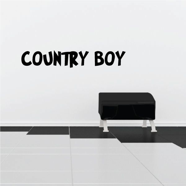 Country Boy Decal – Vinyl Disorder