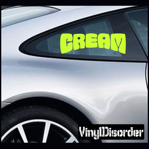 Cream Decal – Vinyl Disorder