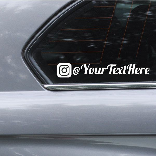 Custom Instagram Decal – Vinyl Disorder