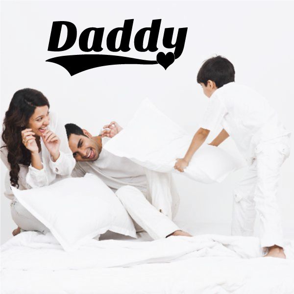 Daddy Heart Decal – Vinyl Disorder