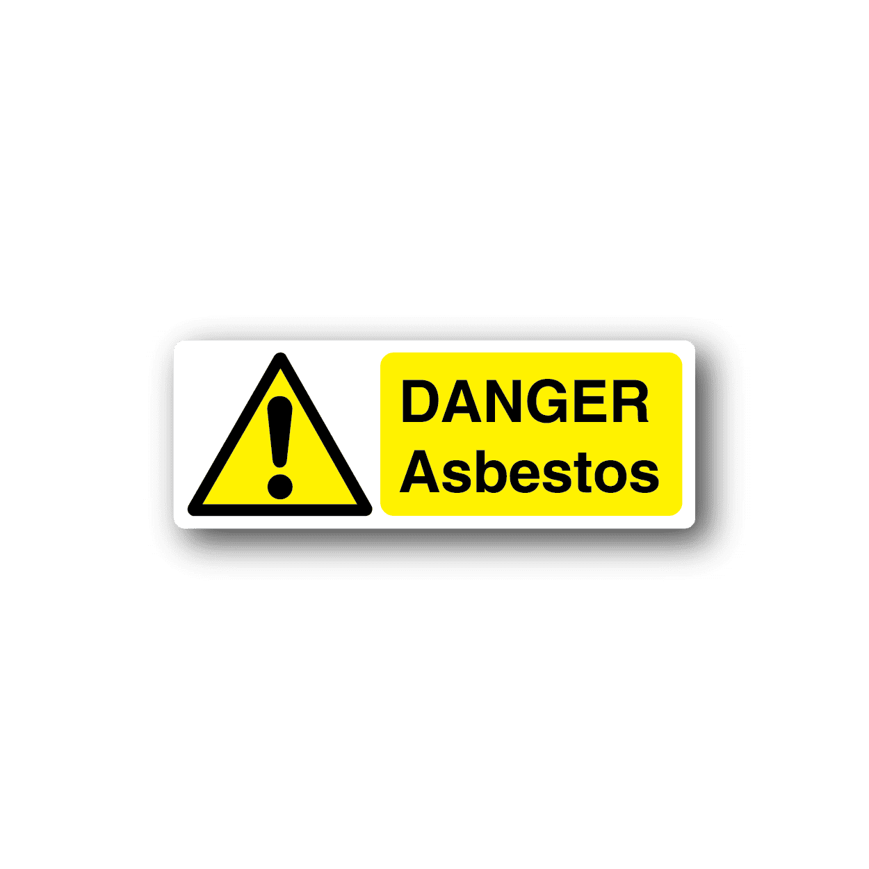 Danger Asbestos Sticker – Vinyl Disorder