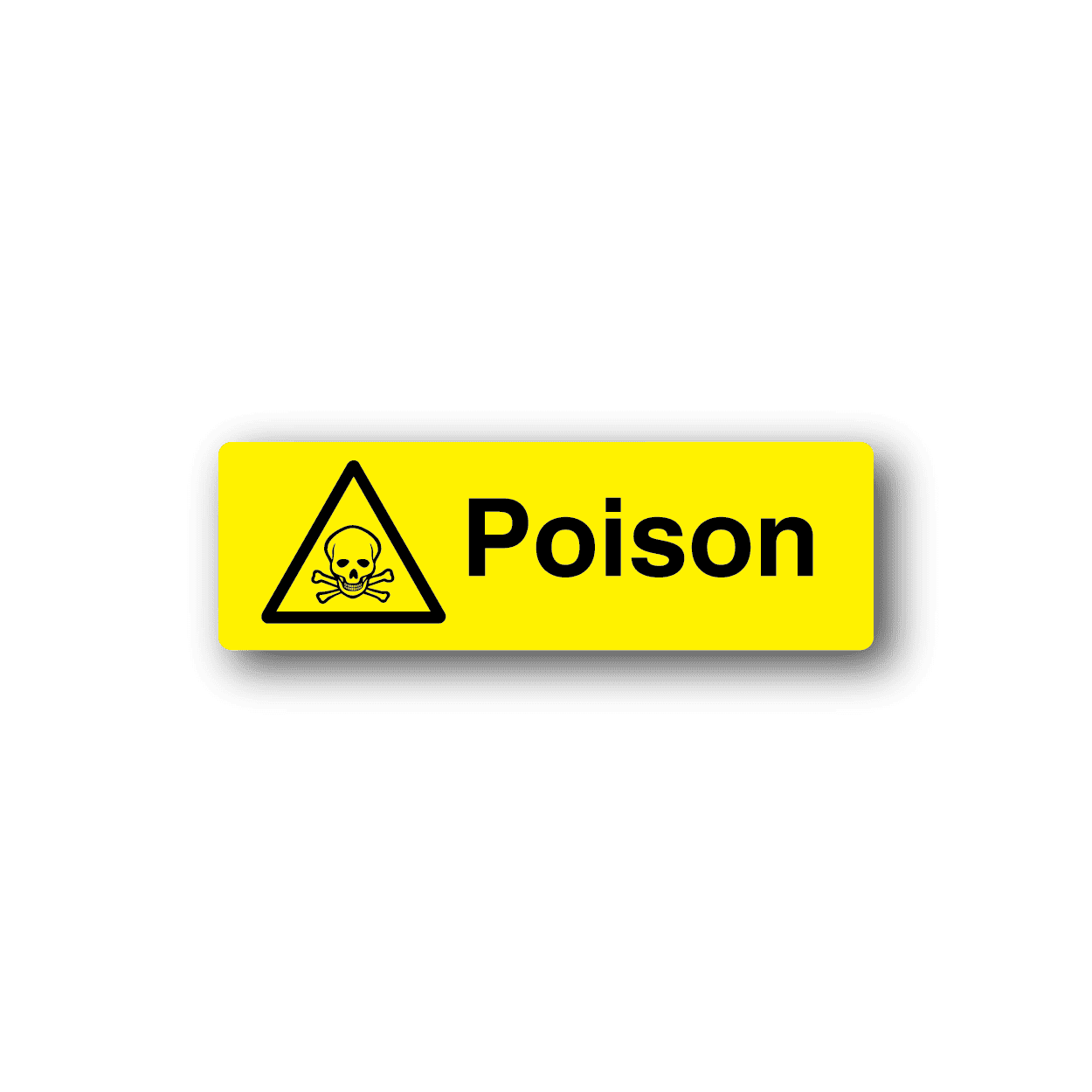Danger Poison Sticker – Vinyl Disorder