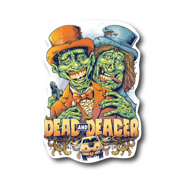 Dead And Deader Vinyl Sticker – Vinyl Disorder