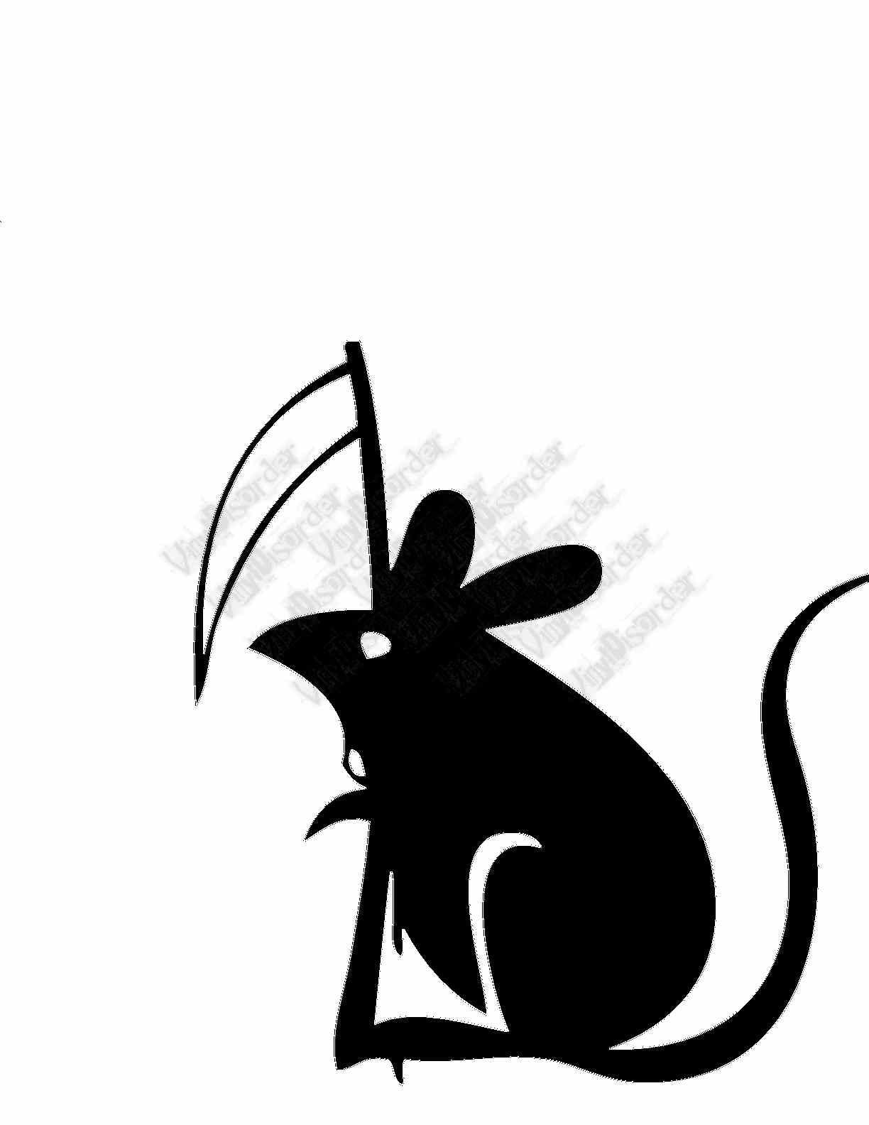 Death Mouse Decal – Vinyl Disorder
