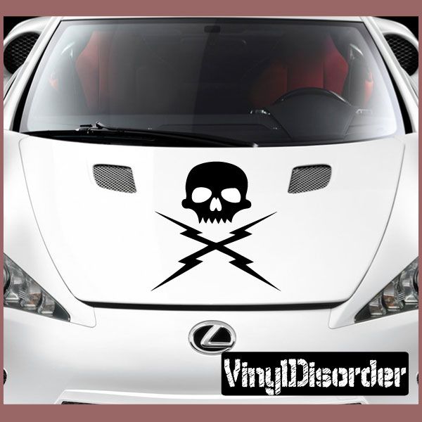 Deathproof Simple Skull Decal – Vinyl Disorder