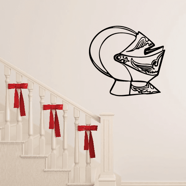 Decorated Mounted Knights Helmet Decal – Vinyl Disorder