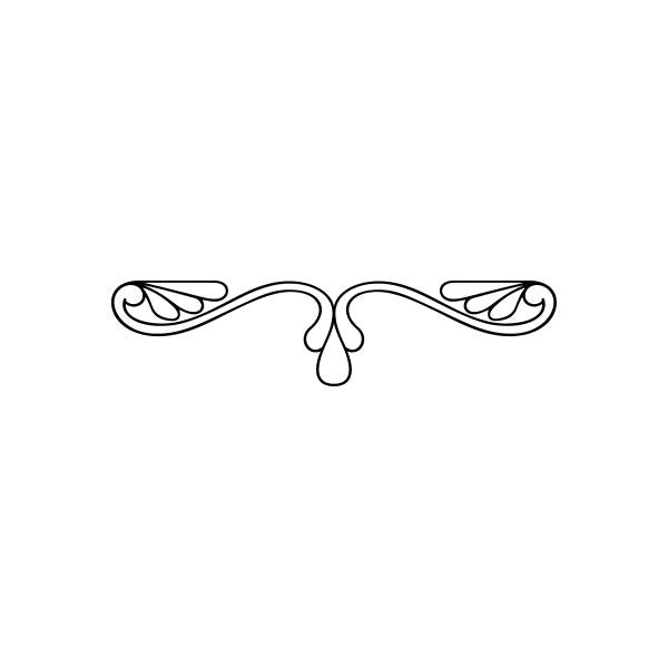 Design Elements Custom Pinstripes Lines Corners Car Window Vinyl Decal ...