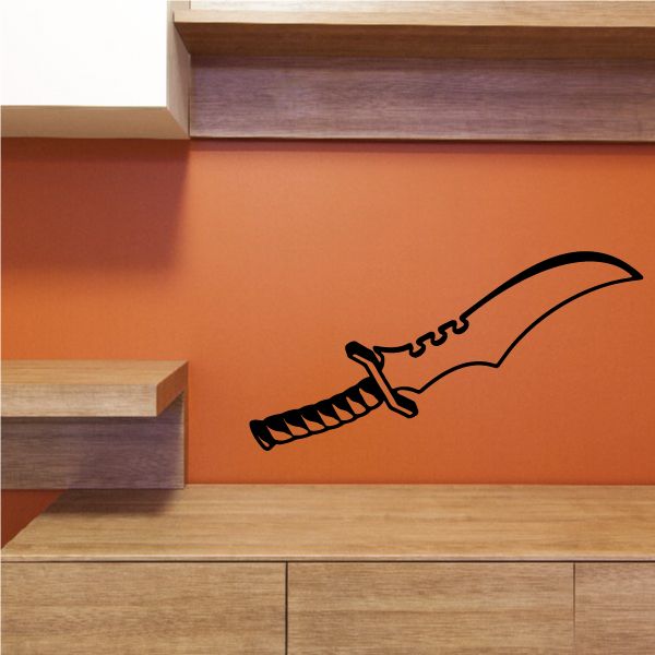 Detailed Fancy Knife Decal – Vinyl Disorder