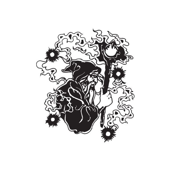 Detailed Fire Orb Wizard Decal – Vinyl Disorder