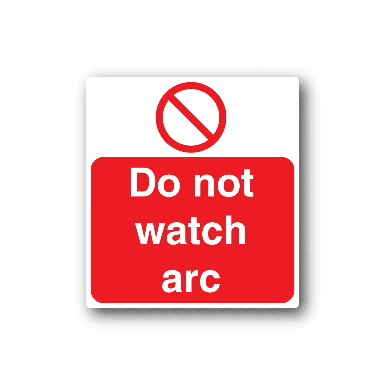 Do Not Watch Arc Sticker – Vinyl Disorder