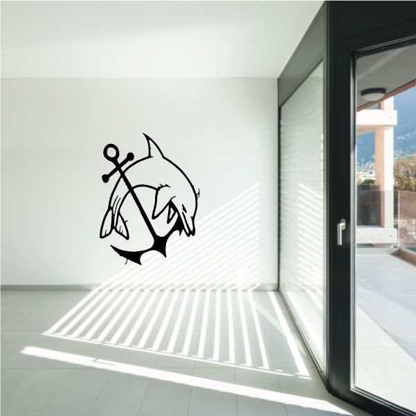 Dolphin Wall Decal - Vinyl Decal - Car Decal - CF195 – Vinyl Disorder