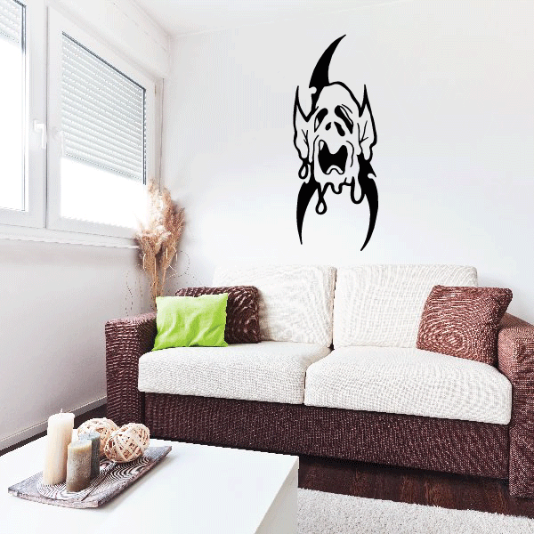 Drippy Mask Tribal Decal – Vinyl Disorder