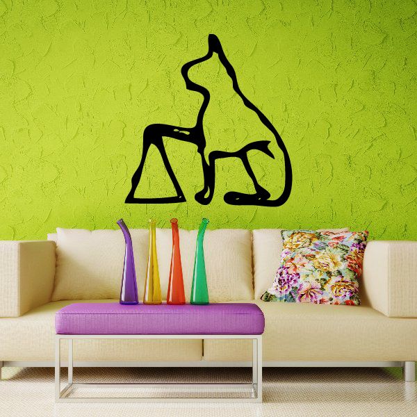 Egyptian Hieroglyphics Cat on Triangle Decal – Vinyl Disorder