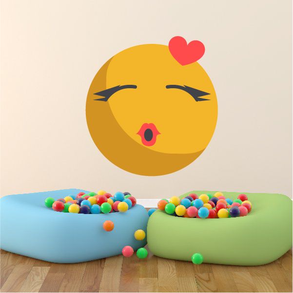 Emoticon Wall Decal - Vinyl Decal - Car Decal - Idcolor038 – Vinyl Disorder