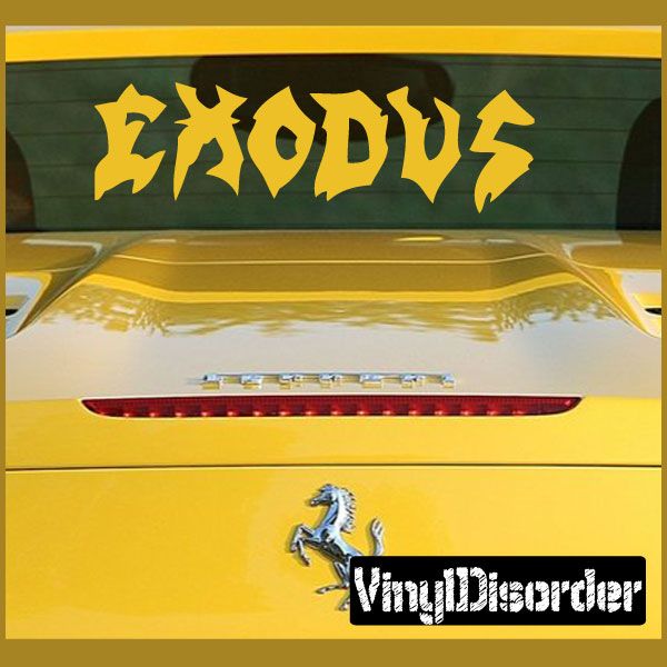 exodus Decal – Vinyl Disorder