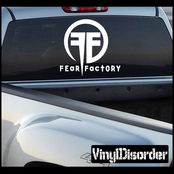 Fear Factory Logo Text Decal – Vinyl Disorder