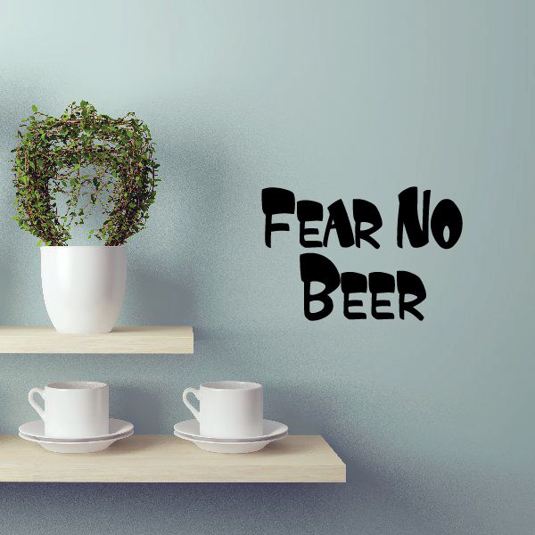 Fear No Beer Decal – Vinyl Disorder