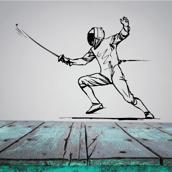 Fencing Attack Decal – Vinyl Disorder