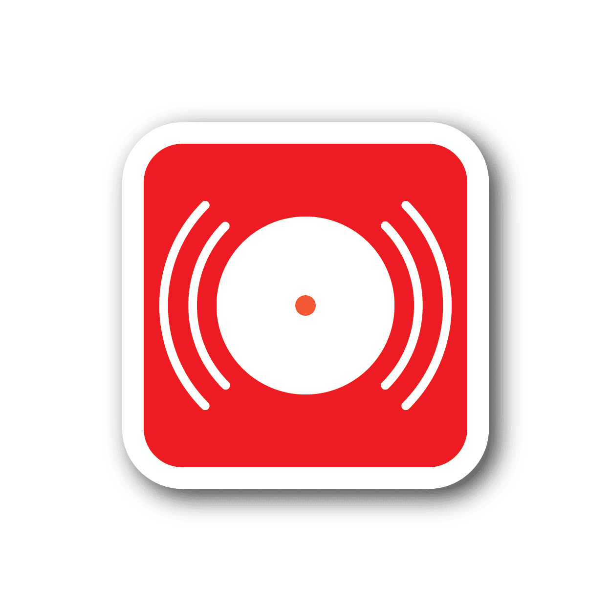 Fire Alarm Bell Sticker – Vinyl Disorder