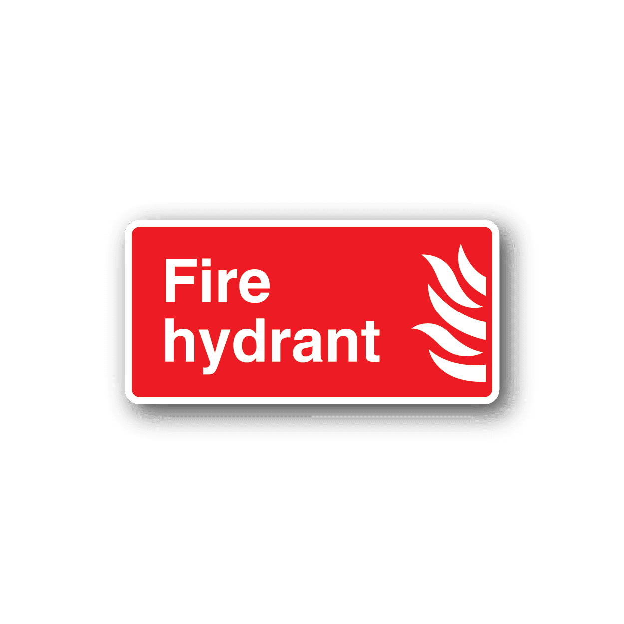Fire Hydrant Safety Sticker – Vinyl Disorder