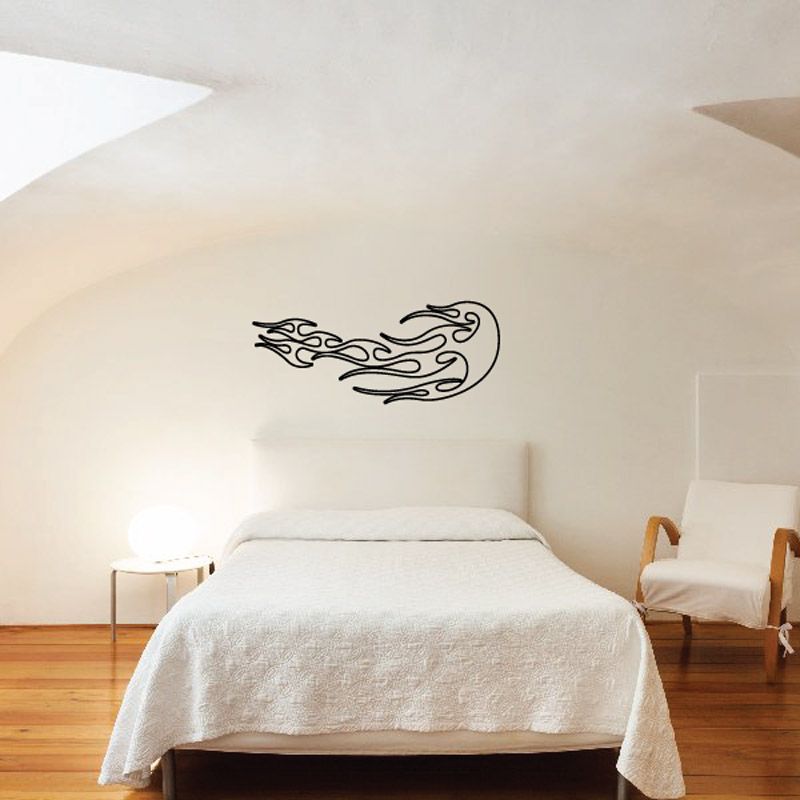Fireball Ghost Flames Car Decal - Vinyl Decal - Wall Decal - CF130 ...