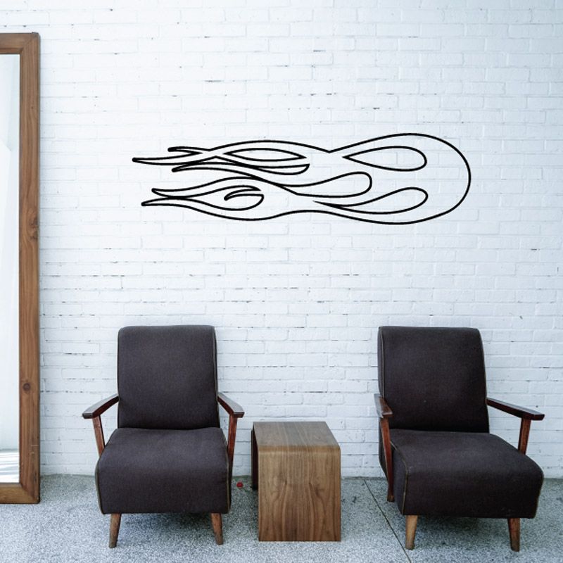 Fireball Ghost Flames Car Decal - Vinyl Decal - Wall Decal - CF177 ...