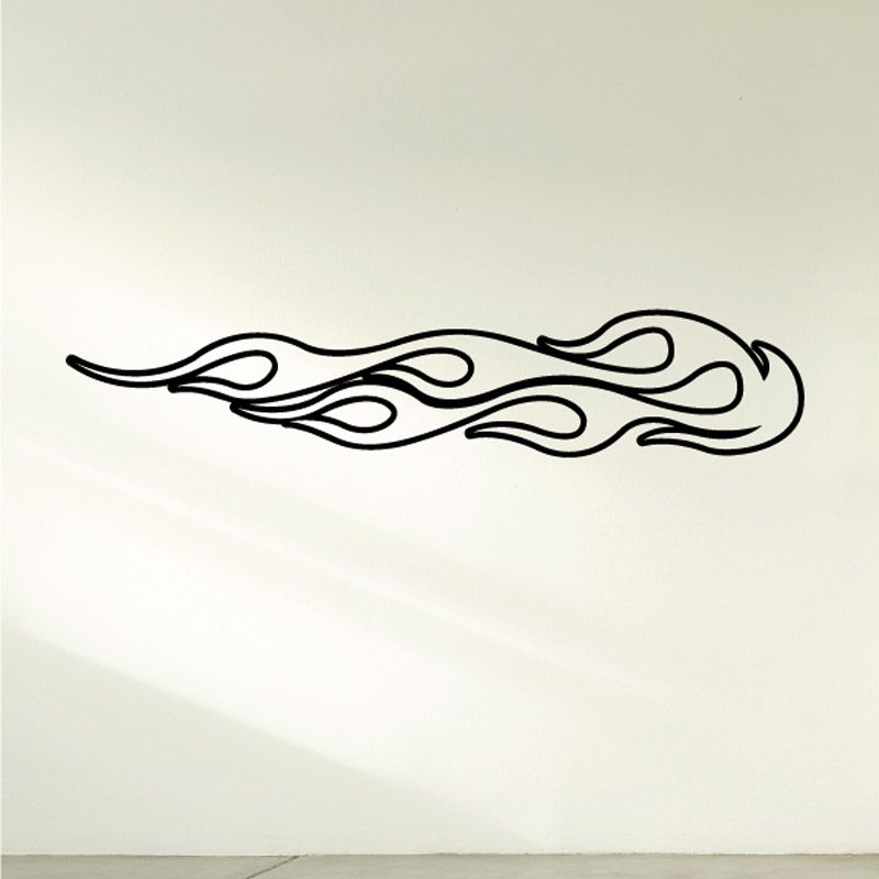 Fireball Ghost Flames Car Decal - Vinyl Decal - Wall Decal - CF188 ...