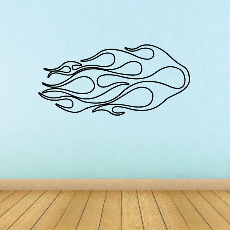 Fireball Ghost Flames Car Decal - Vinyl Decal - Wall Decal - CF244 ...