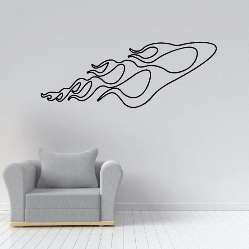 Fireball Ghost Flames Car Decal - Vinyl Decal - Wall Decal - CF250 ...