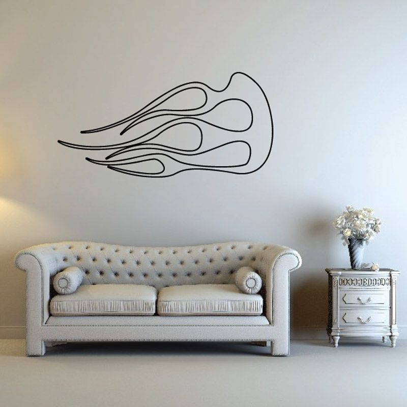 Fireball Ghost Flames Car Decal - Vinyl Decal - Wall Decal - CF274 ...