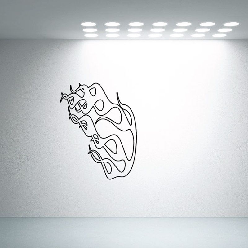Fireball Ghost Flames Car Decal - Vinyl Decal - Wall Decal - CF346 ...