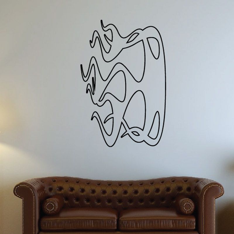 Fireball Ghost Flames Car Decal - Vinyl Decal - Wall Decal - CF391 ...