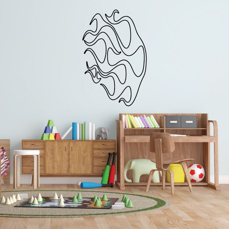 Fireball Ghost Flames Car Decal - Vinyl Decal - Wall Decal - CF500 ...