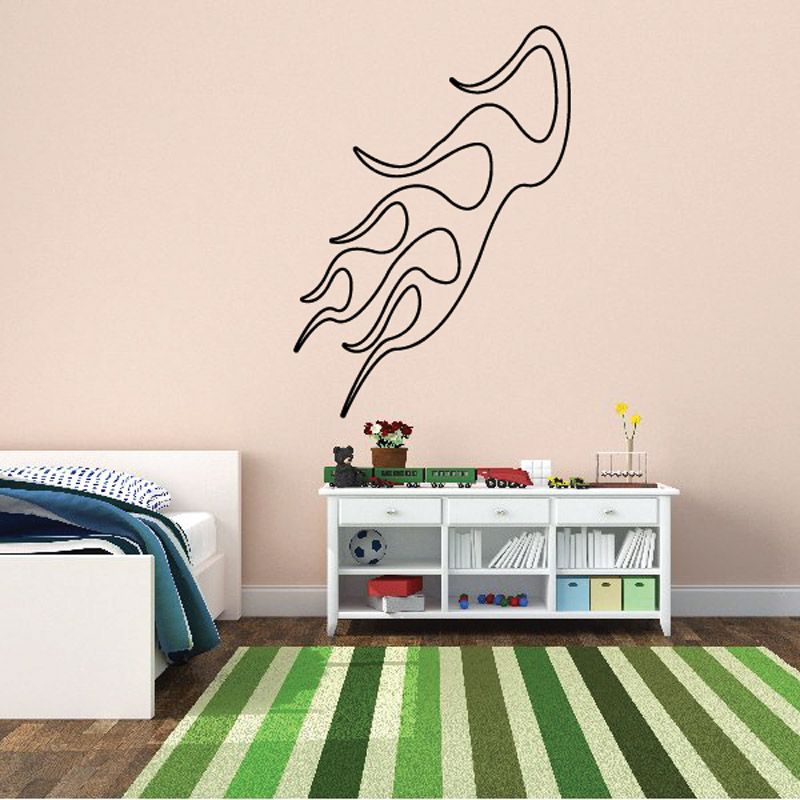 Fireball Ghost Flames Car Decal - Vinyl Decal - Wall Decal - CF510 ...