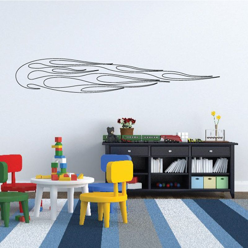 Fireball Ghost Flames Car Decal - Vinyl Decal - Wall Decal - CF542 ...