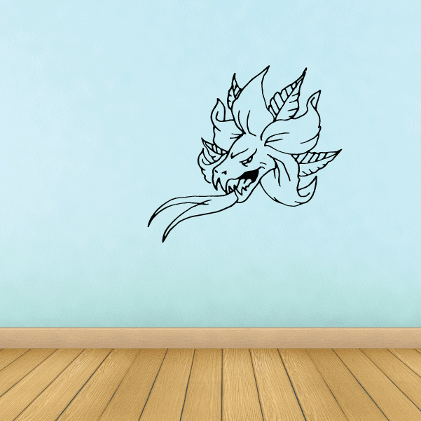 Flower Garden Snake Head Decal – Vinyl Disorder