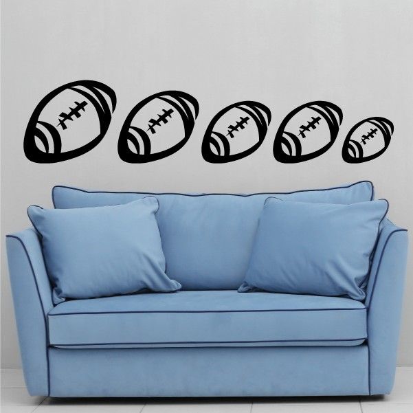 Football Outlined Family Kit Decal – Vinyl Disorder