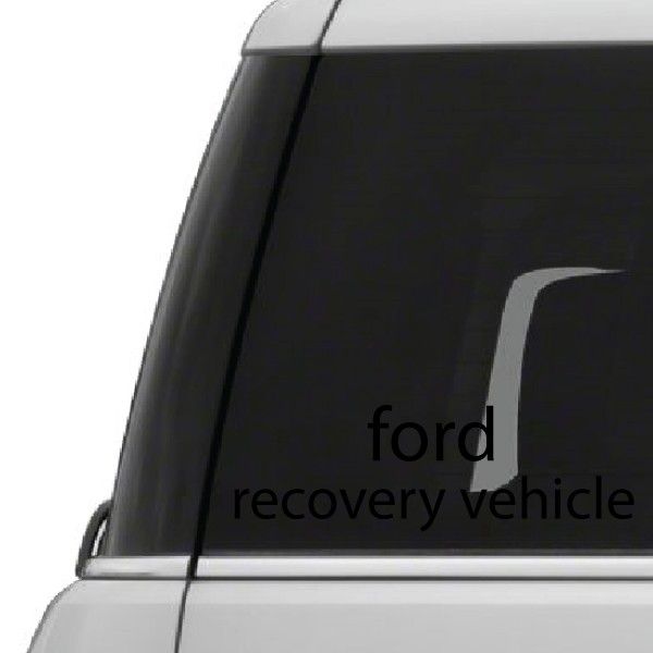 Ford Recovery Vehicle Decal – Vinyl Disorder