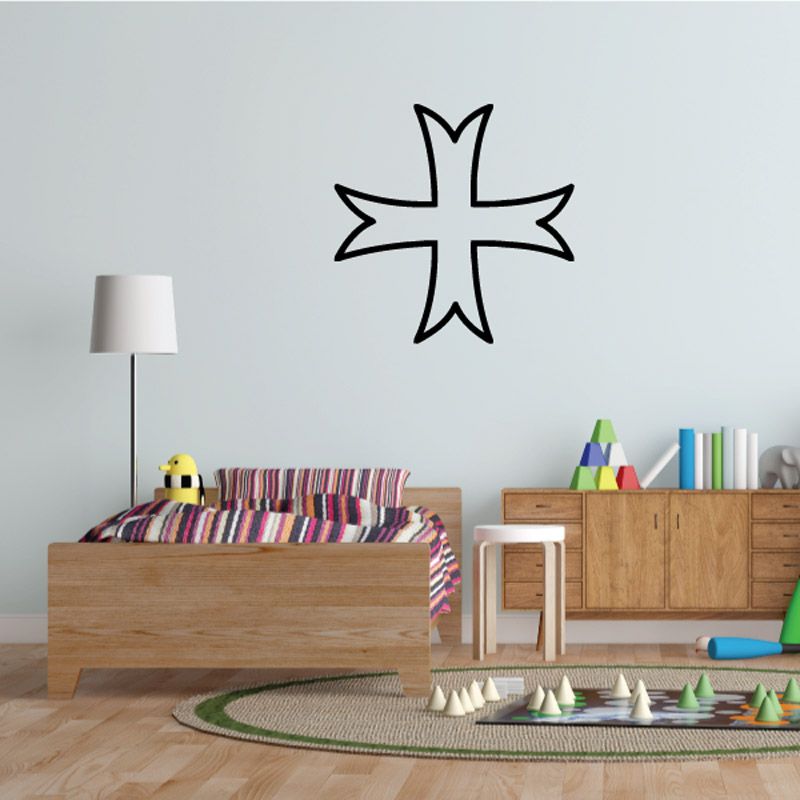 Forked Cross Decal – Vinyl Disorder