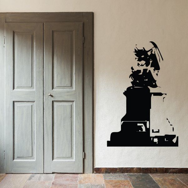 Gargoyle Tombstone Decal – Vinyl Disorder