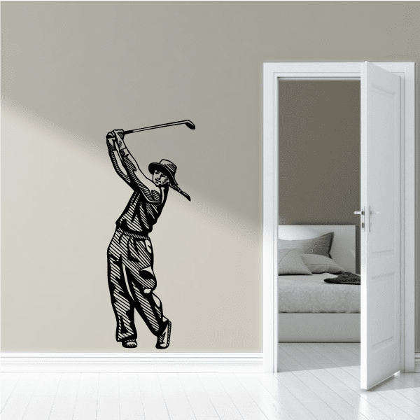 Golfer Wall Decal - Vinyl Decal - Car Decal - CDS005 – Vinyl Disorder