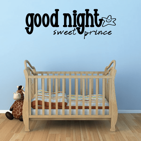 Goodnight Sweet Price Wall Decal – Vinyl Disorder