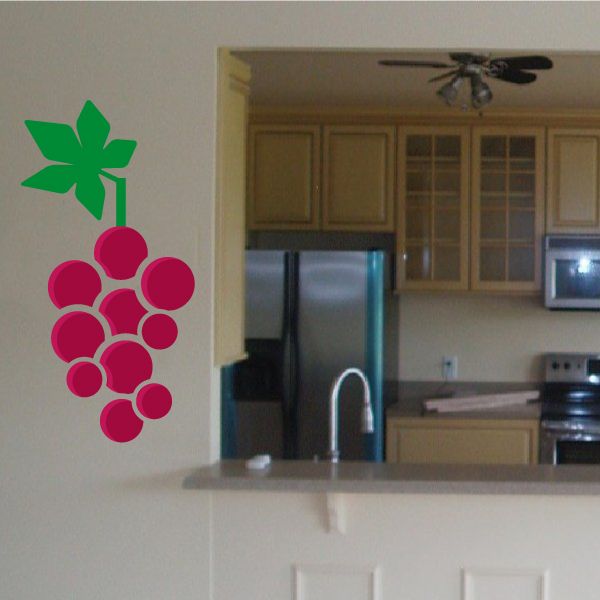 Grapes Wall Decal - Vinyl Decal - Car Decal - Idcolor025 – Vinyl Disorder